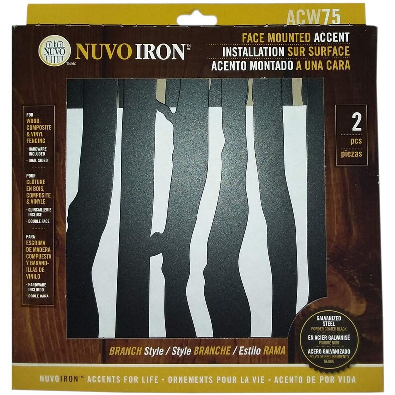 11 Branch Style Insert Powder Coated Black for Wood | Etsy