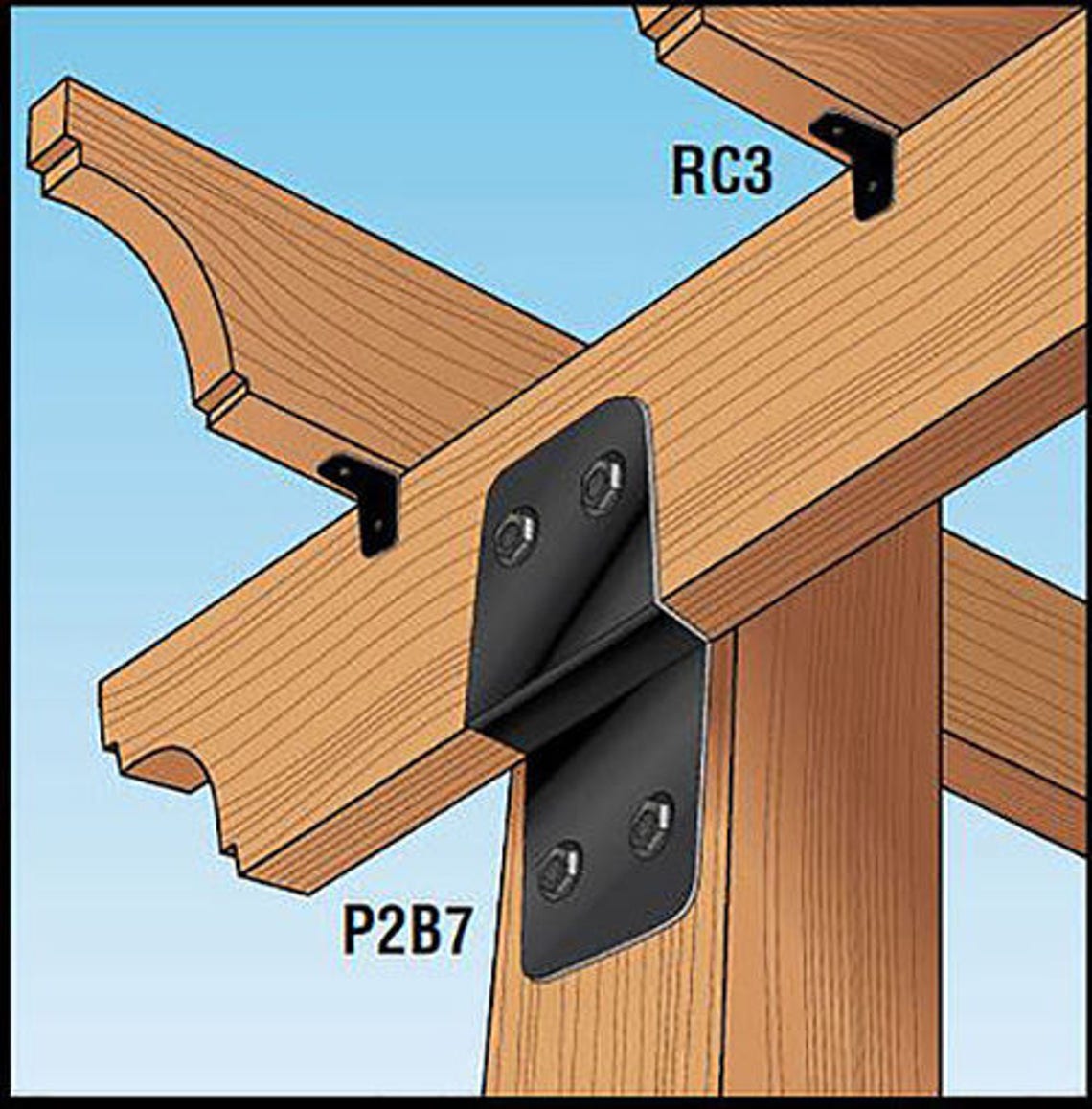 2 Rafter Clips RC3 1.5 x 1.95 12pcs | Etsy