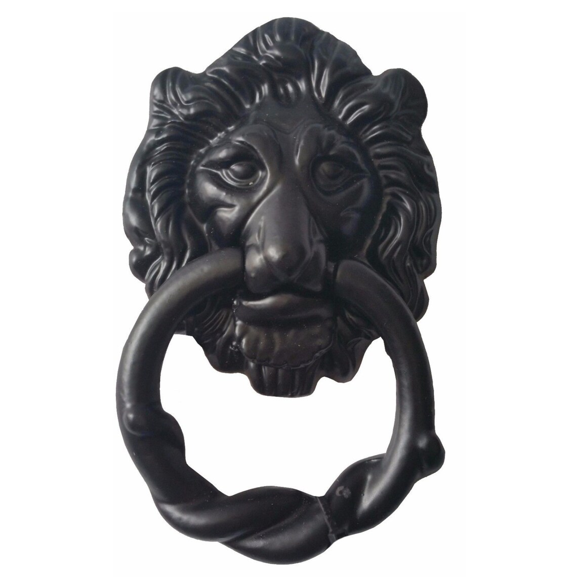 Lion Head Iron Heavy Duty Ring Colonial Fancy Door Knocker in | Etsy
