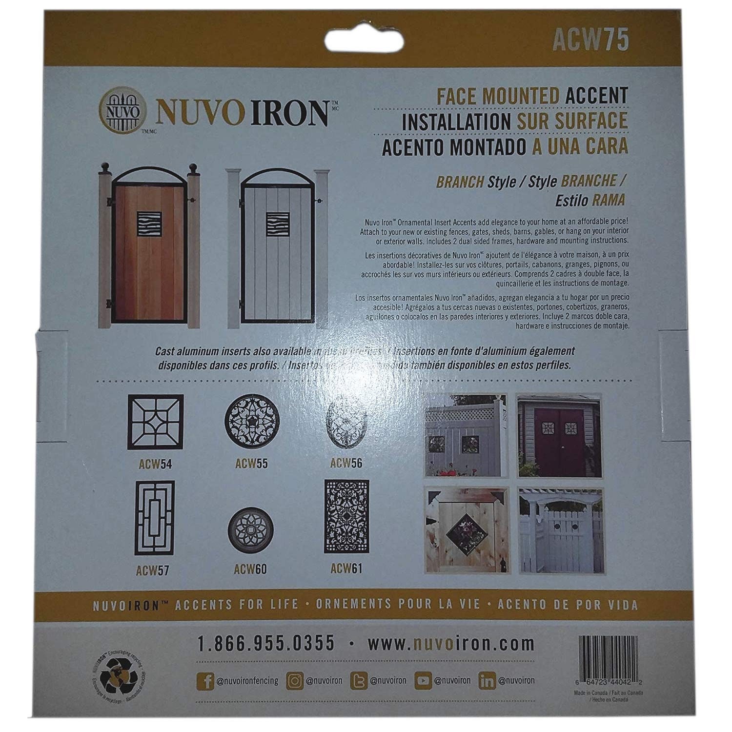 11 Branch Style Insert Powder Coated Black for Wood | Etsy