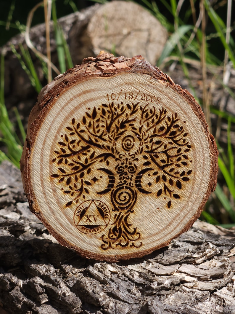 Goddess Tree of Life Sobriety Milestone Personalized Sober Birthday ...