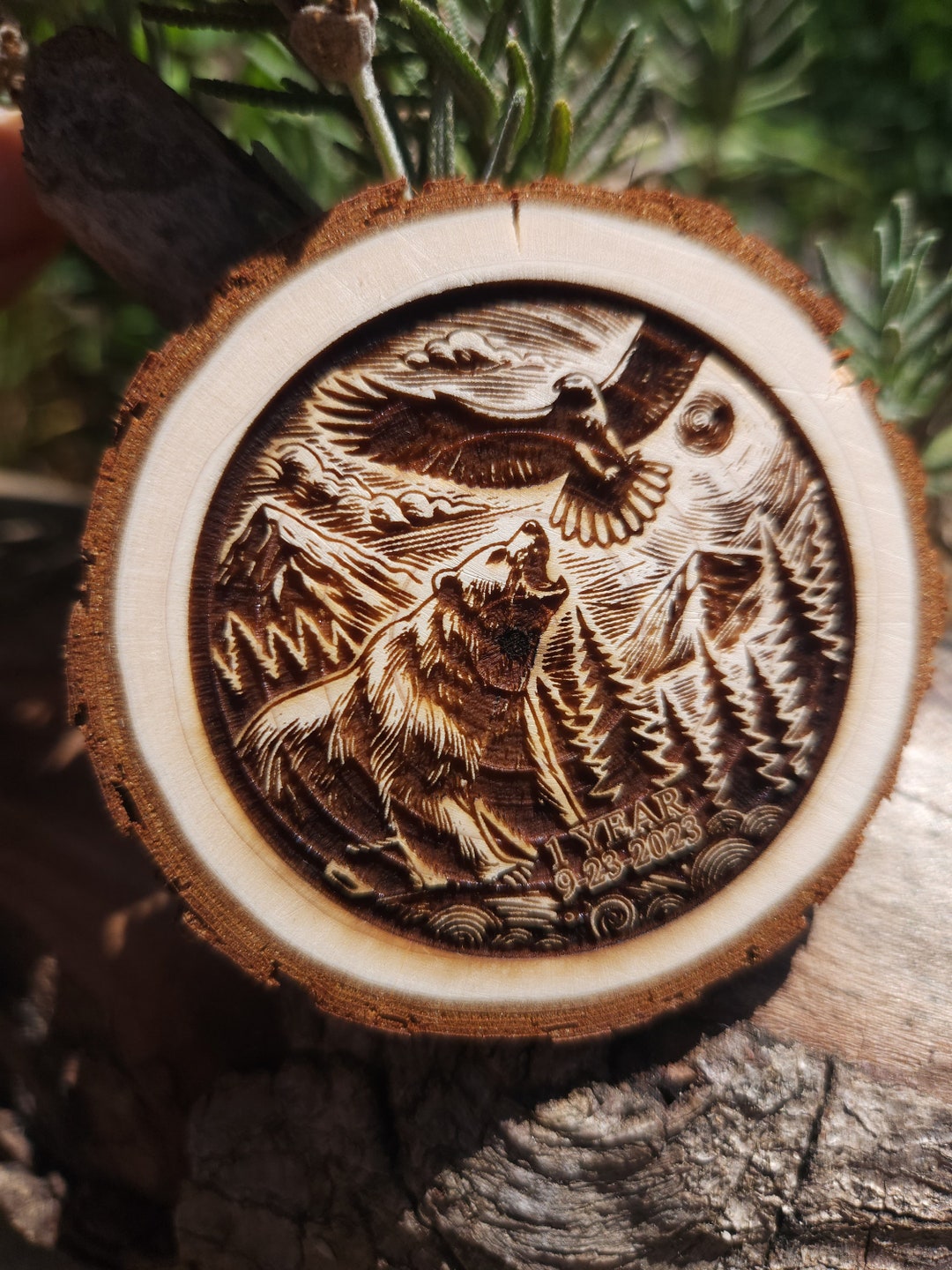 Roar & Soar Personalized Sobriety Milestone Medallion W/sobriety Date ...