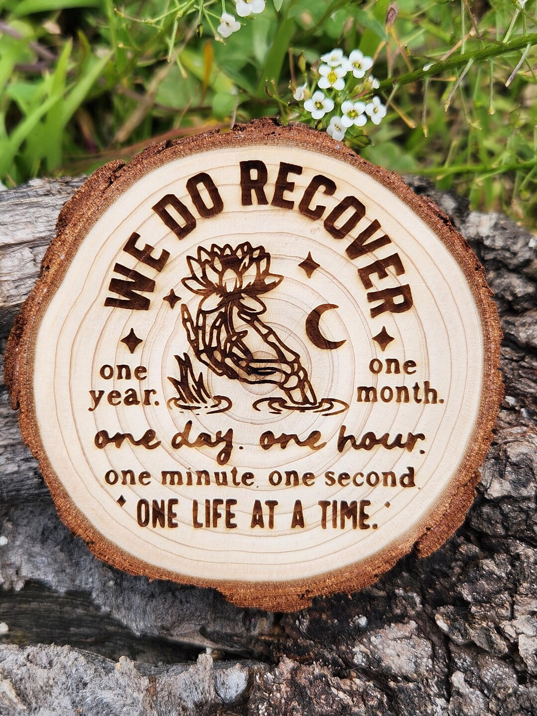 We Do Recover Custom Sobriety Milestone Sober Birthday AA NA Chip Token ...