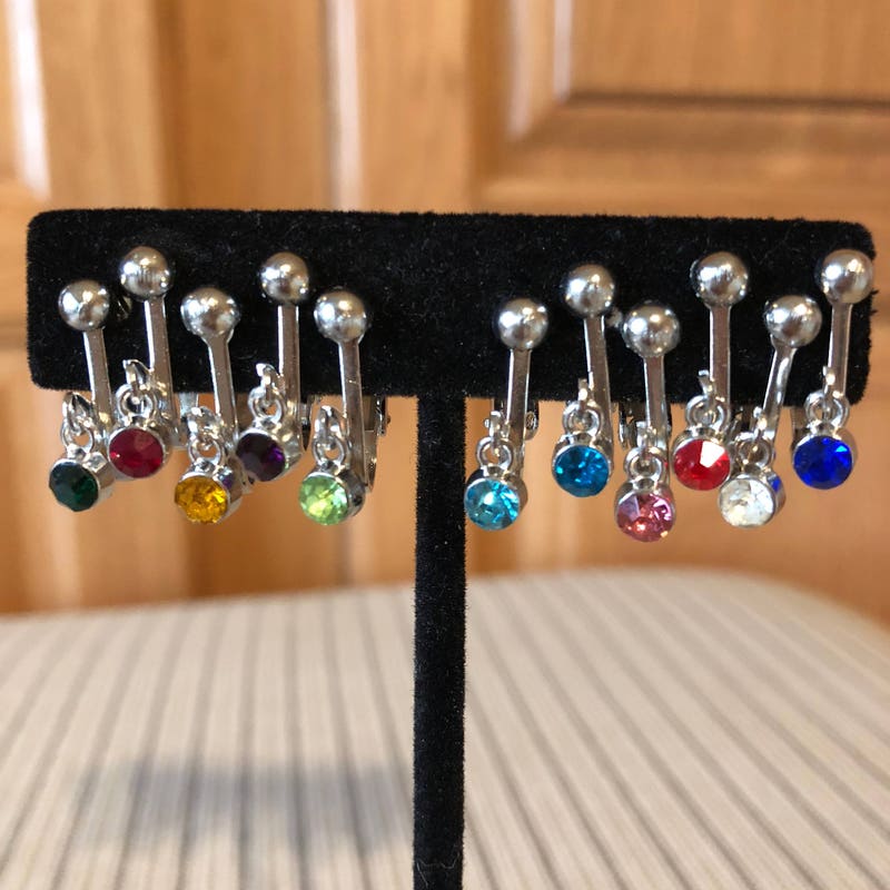 Dangle Clip Earrings - Etsy