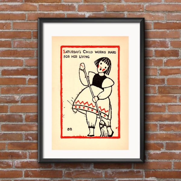 Saturday Child - Etsy