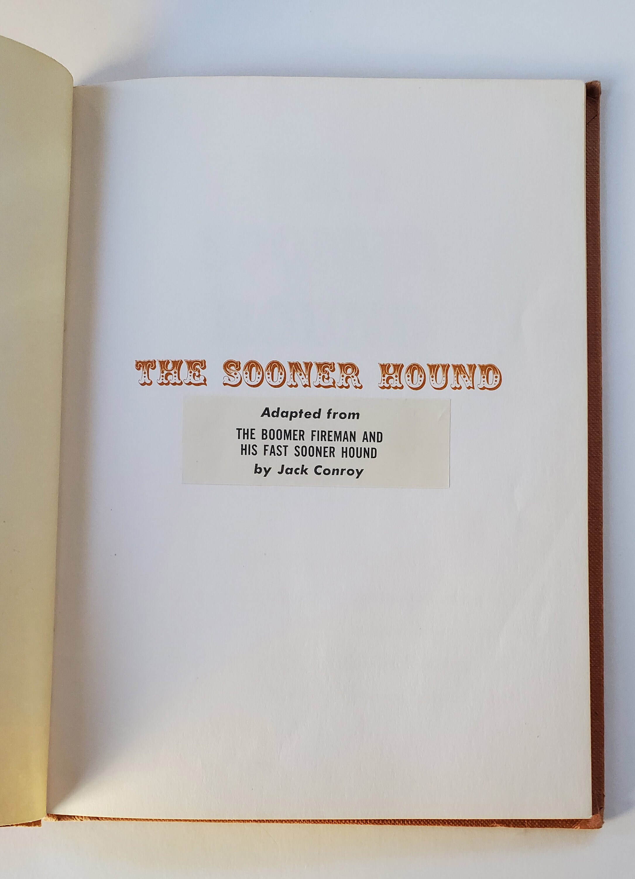 Vintage 1959 the Sooner Hound by Harvey Weiss, Children's Hardcover ...