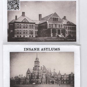 Insane Asylums Mini Zine 8 Historical Photos, Artist's Reference - Etsy