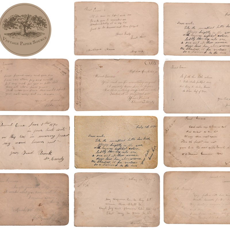 Old Cursive Writing - Etsy