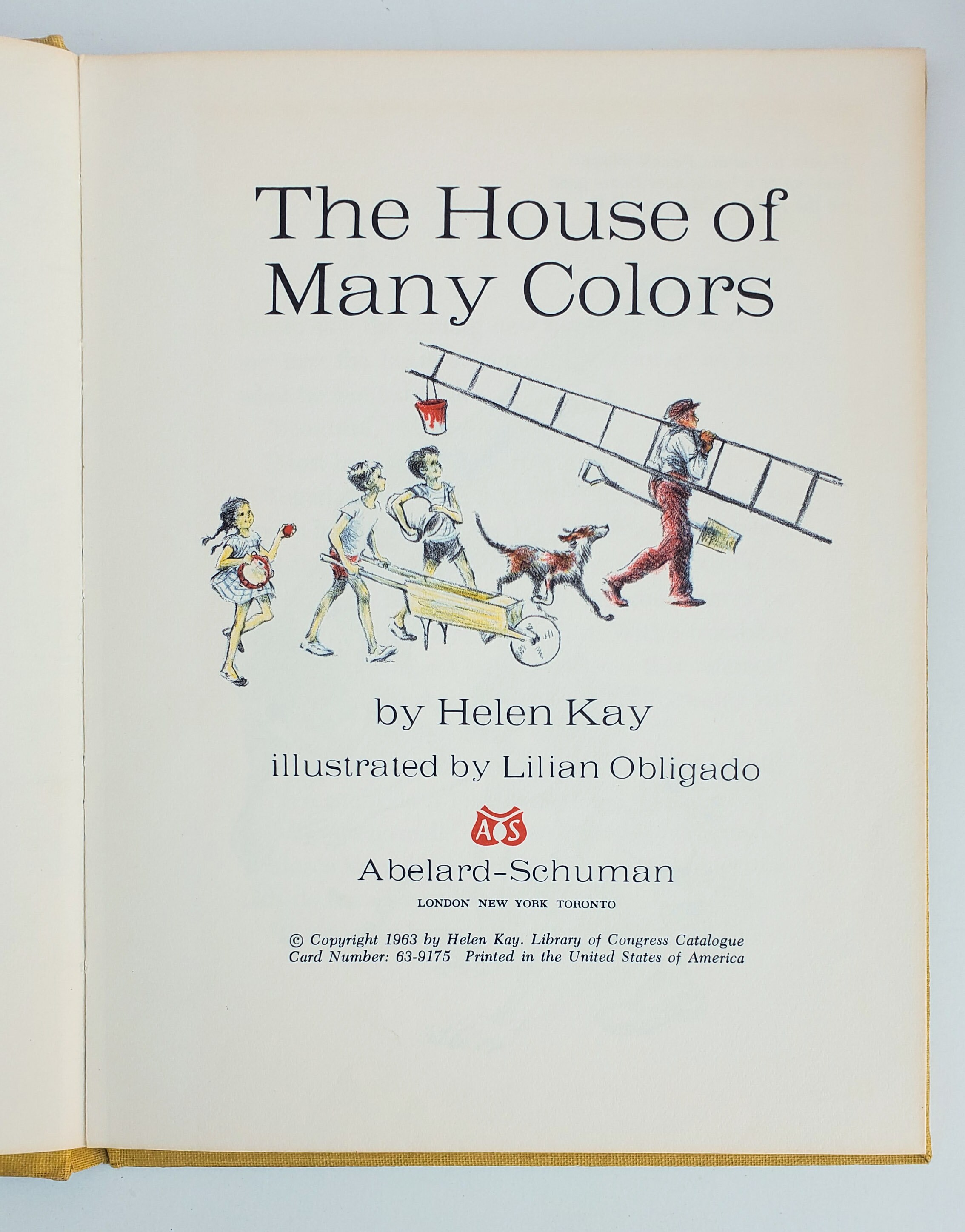 The House of Many Colors 1963 Children's Picture Book by Helen Kay ...