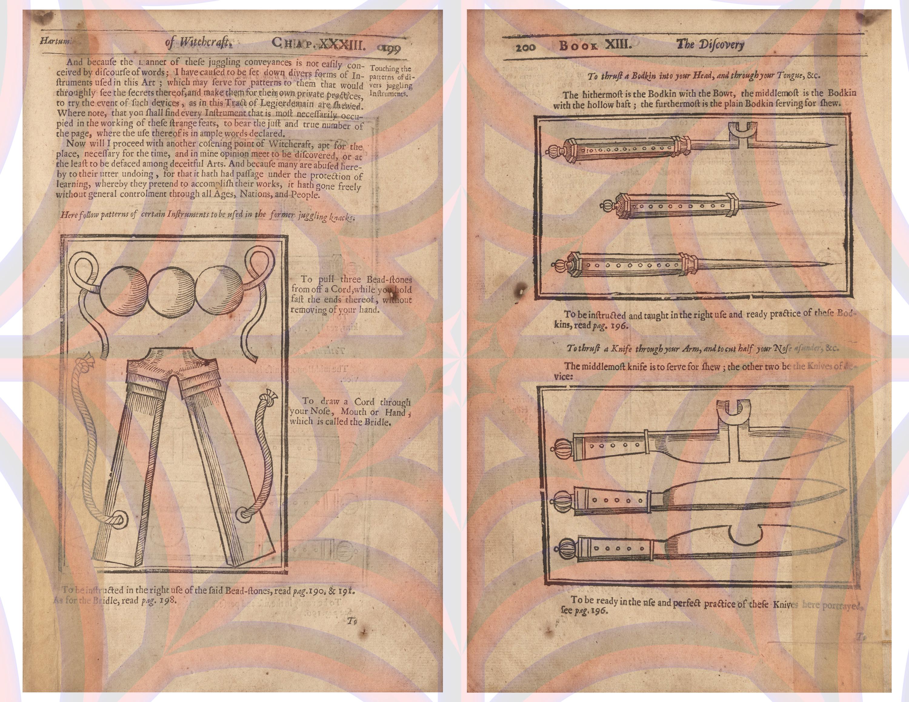 Antique 1600s Illustrated Witchcraft Book Pages (digital Download) - Etsy