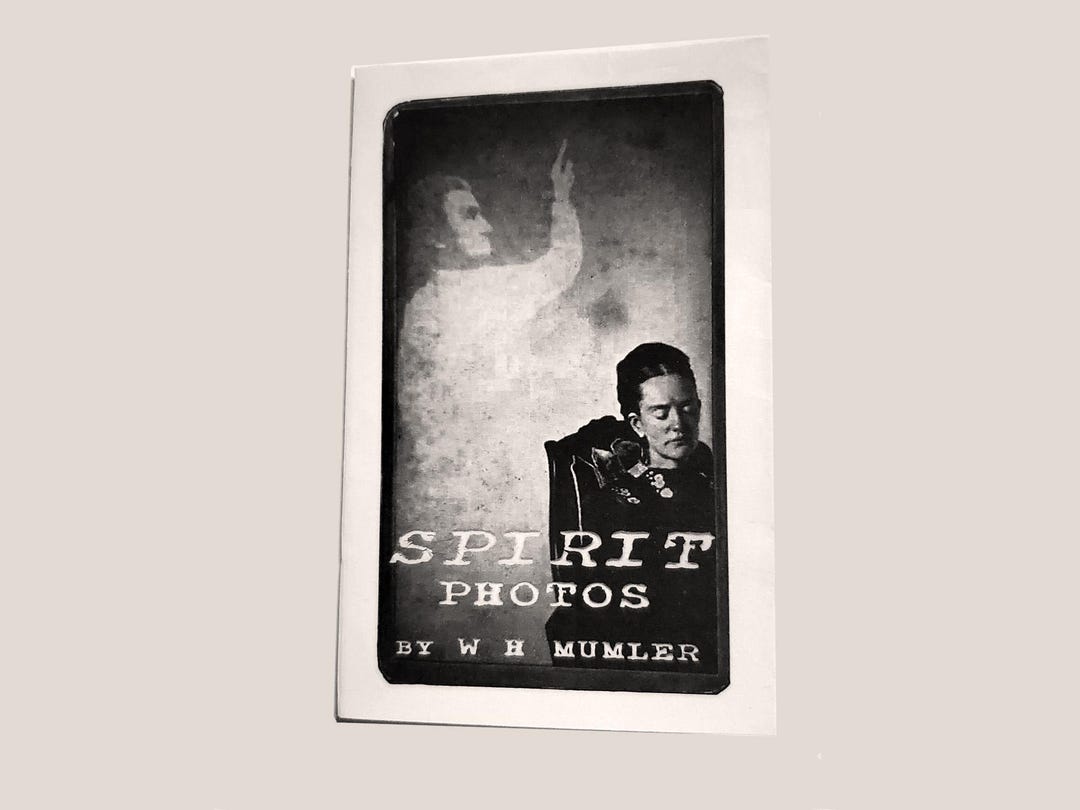 Spirit Photos Mini Zine - Historic Photos by William H Mumler - Etsy