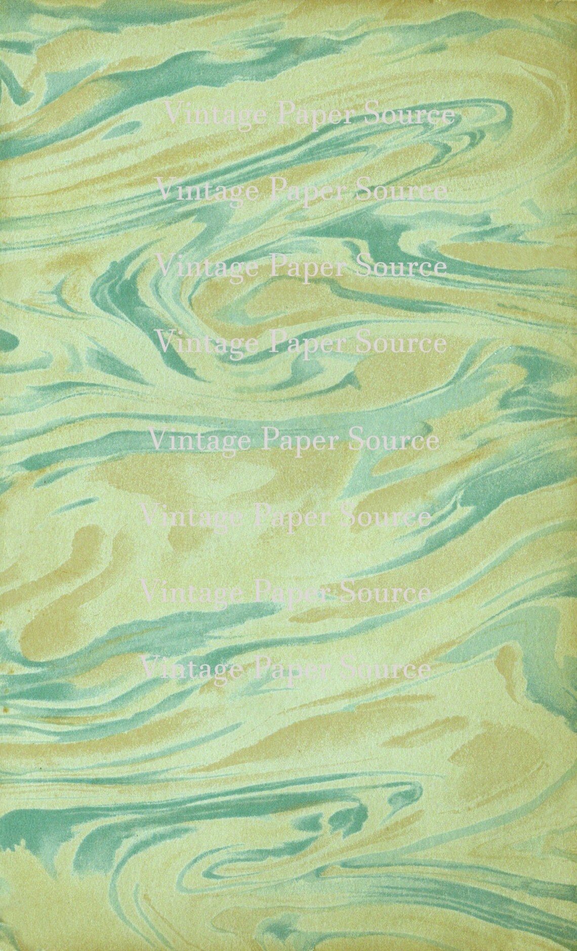 DIGITAL DOWNLOAD Marbled Book End Page Yellow Green White - Etsy