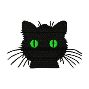 Halloween Cat Embroidery Design in 9 Formats. for the 4x4 & 5x7 Hoop ...