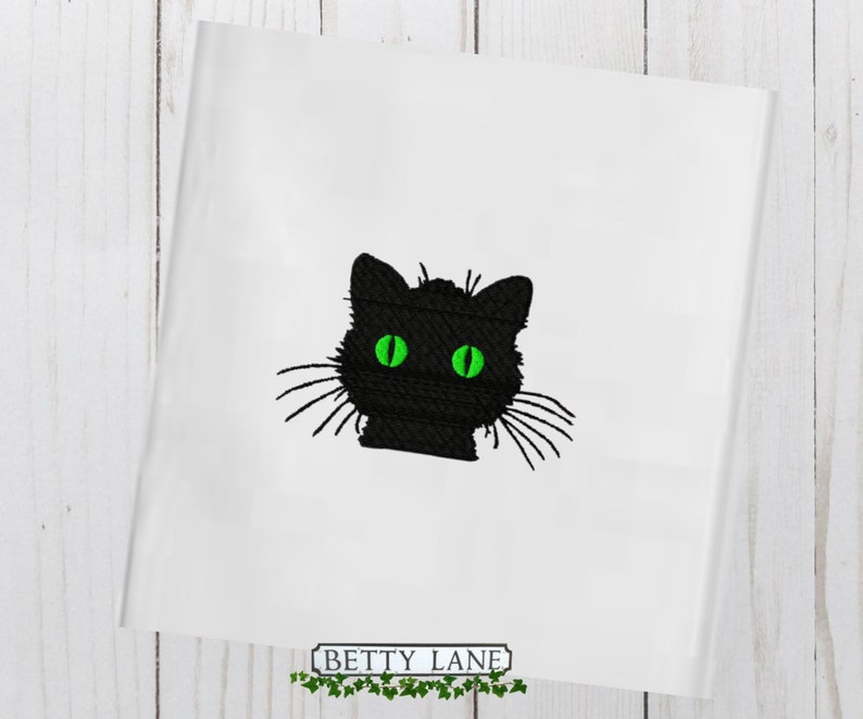 Halloween Cat Embroidery Design in 9 Formats. For the 4x4 & | Etsy