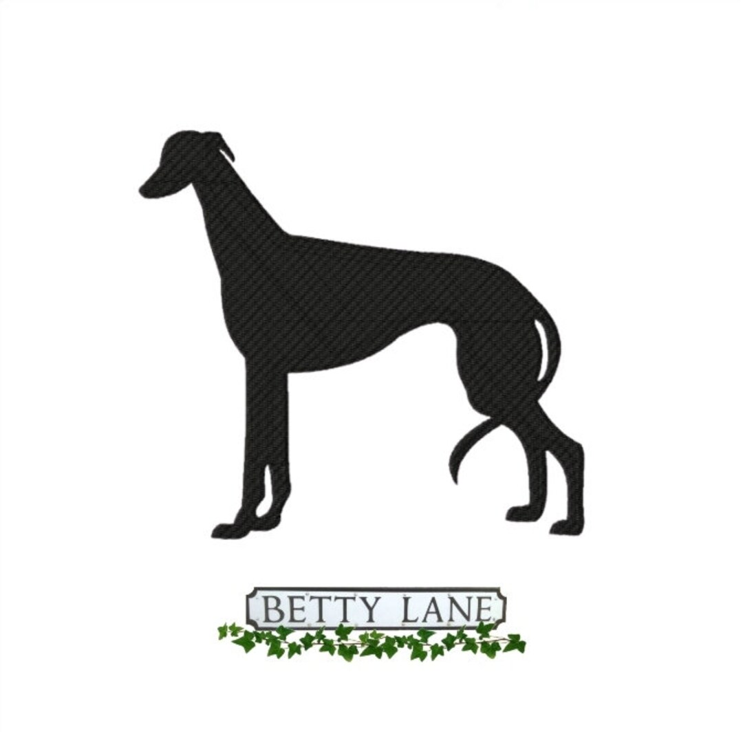 Whippet/greyhound/galgo Dog Machine Embroidery Design in 9 - Etsy