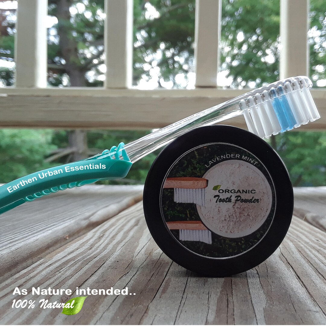 REMINERALIZING Tooth Powder: LAVENDER MINT Organic | Tooth Polish ...
