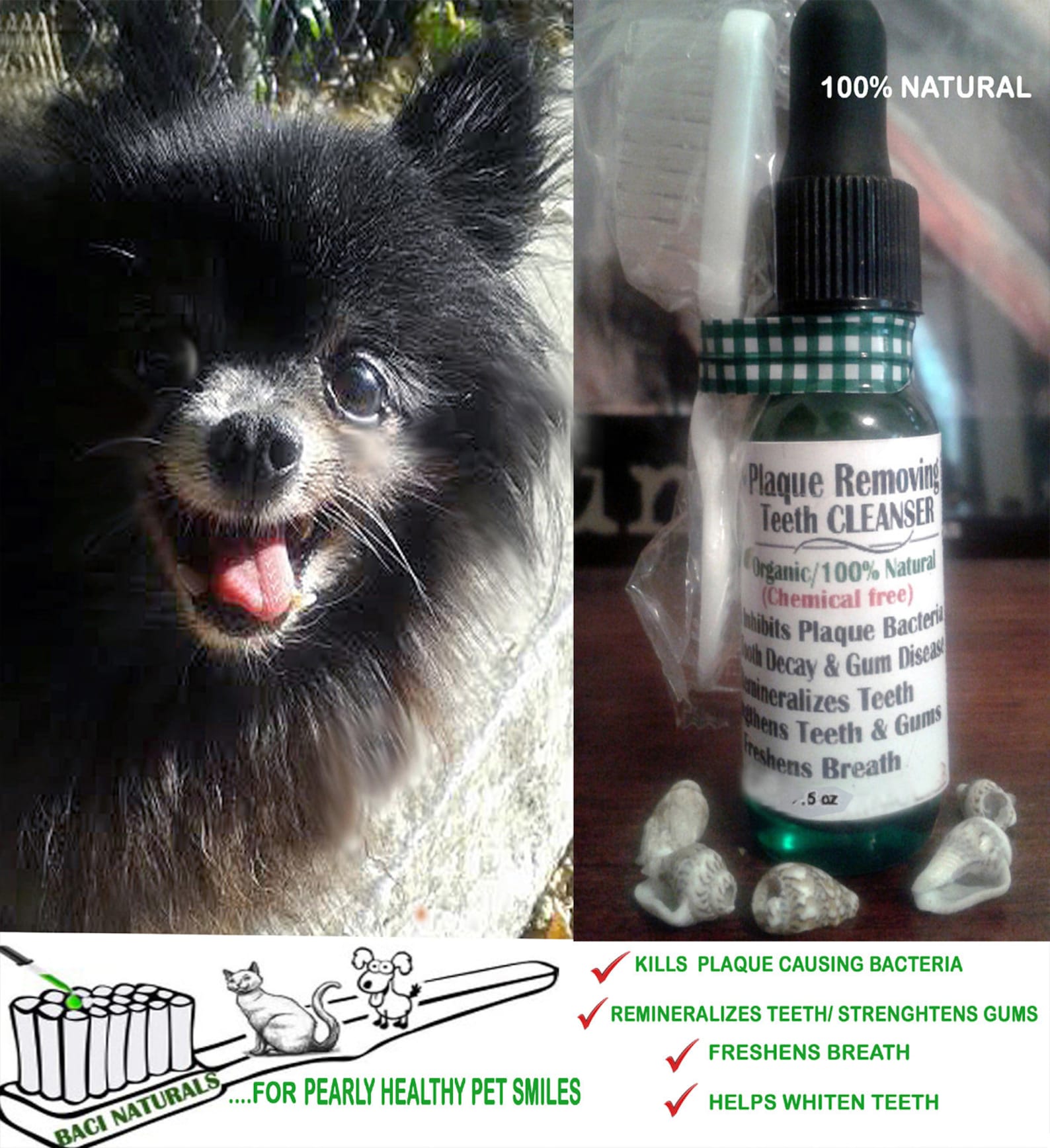 Organic Pet Tooth Cleanser for DOGS and CATS, Dog Toothpaste, Cat ...