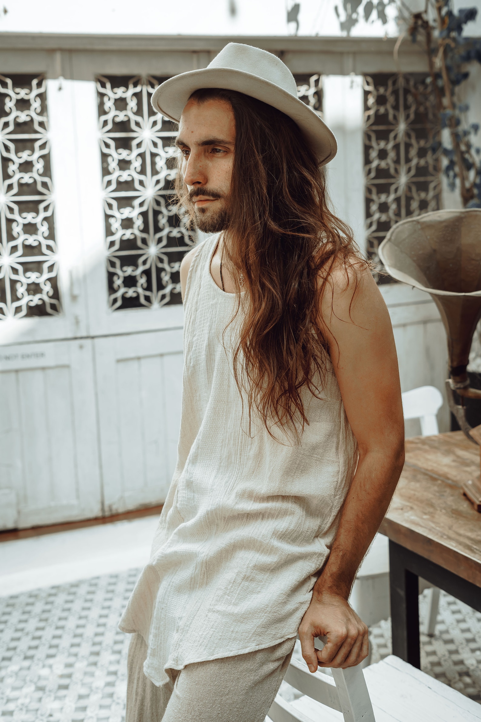 Boho Men T-shirt/raw Cotton T-shirt/organic Men - Etsy