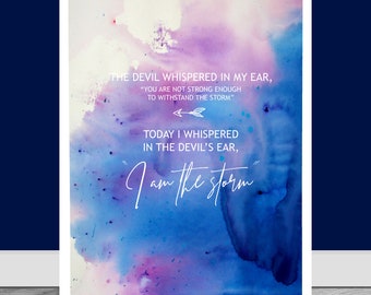 Devil Whispered in My Ear | Etsy