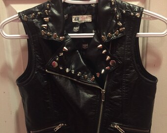 Punk vest | Etsy