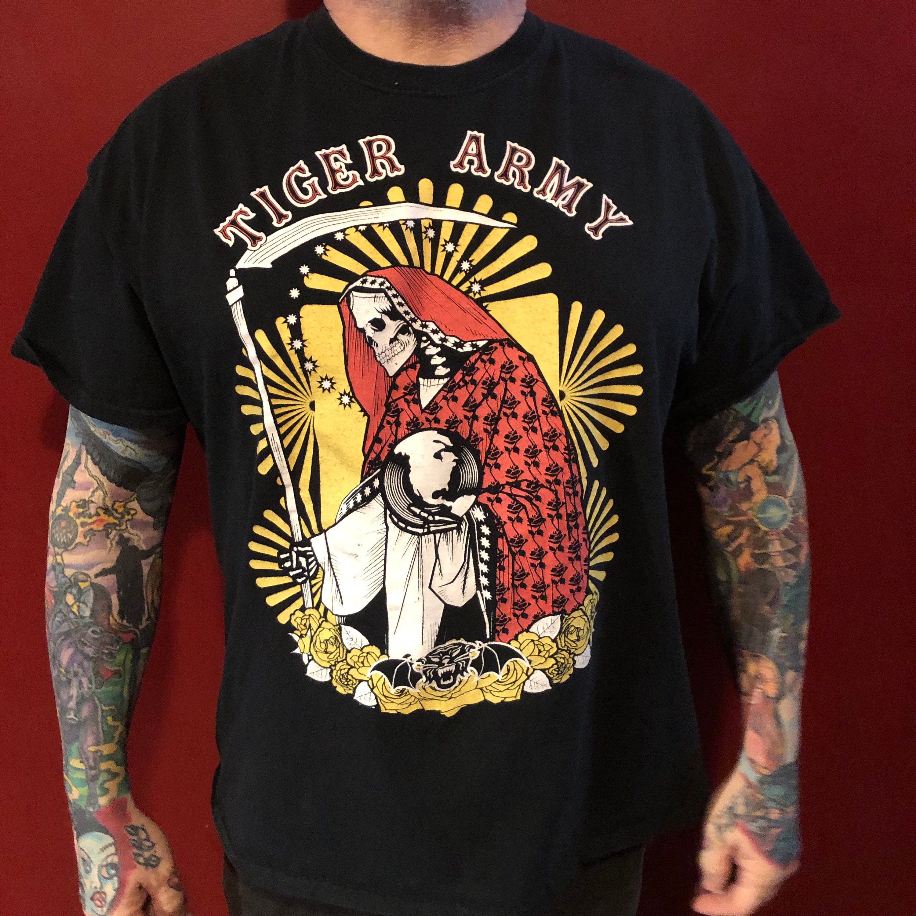 Tiger Army Band Shirt (XL) Punk Psychobilly Goth Tattoos Punk Punks ...