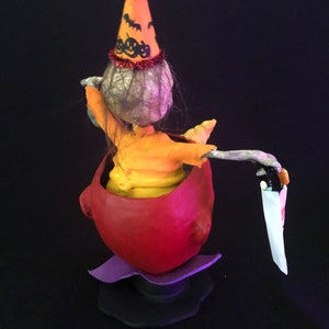 Skeleton Trick or Treater Inside Devil Lantern Bobble-head - Etsy