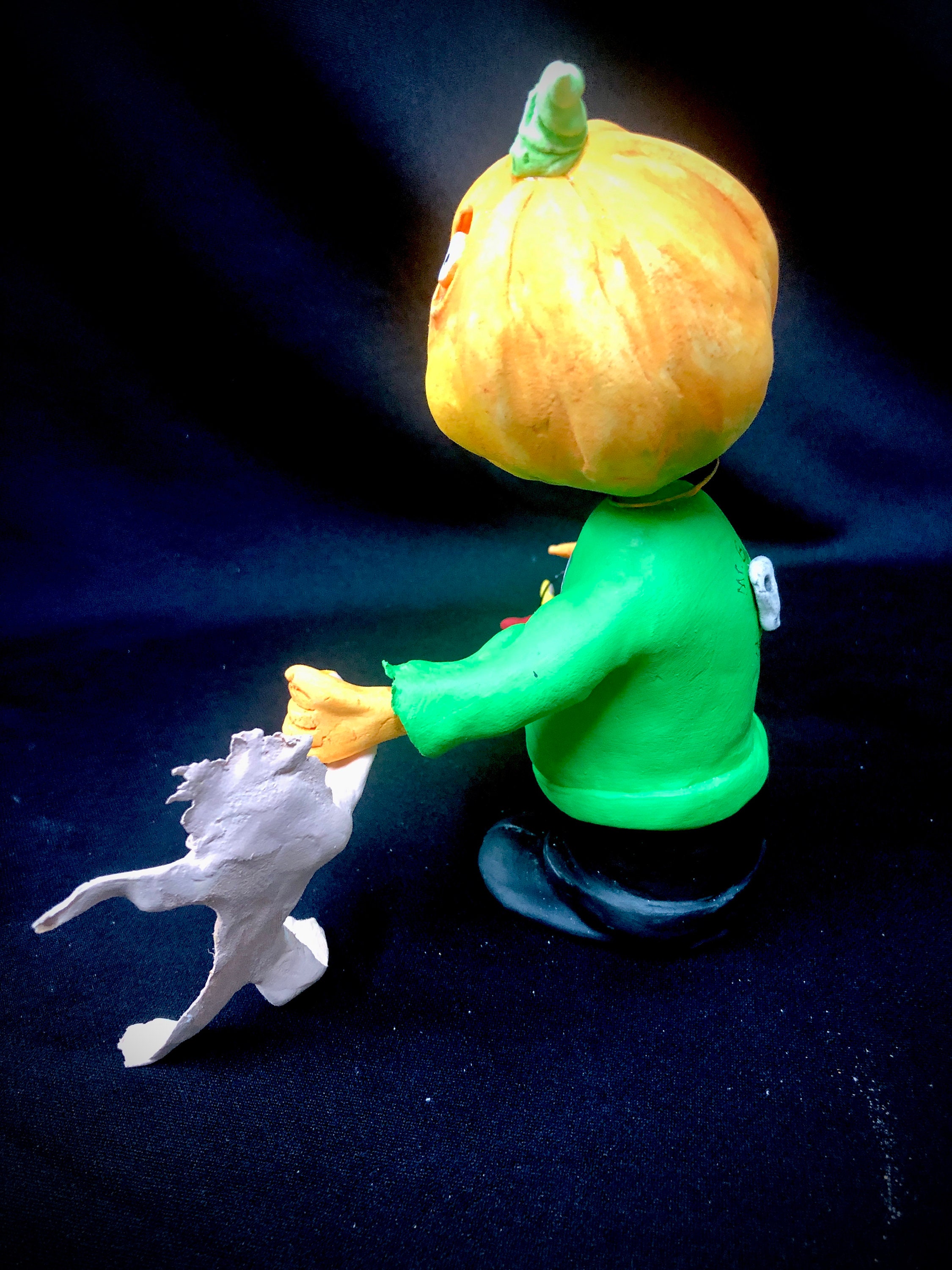 Paper Mache Candy Container Bobble-head - Etsy