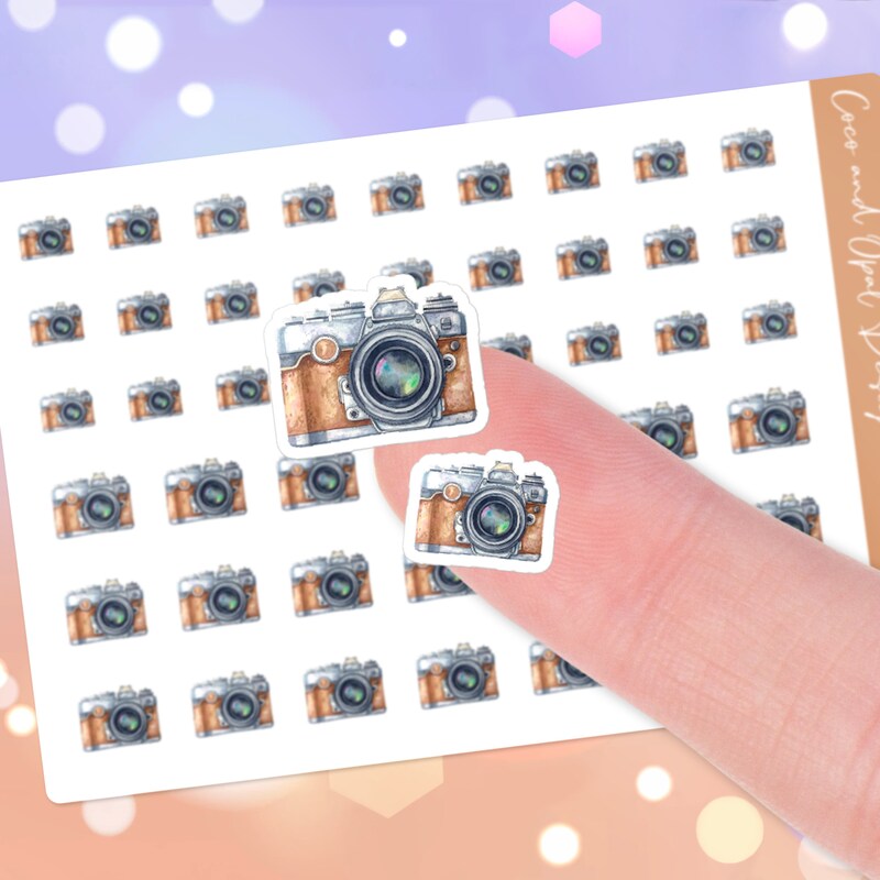 Camera Stickers - Etsy