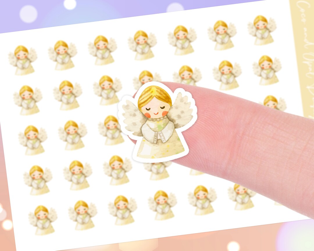 Christmas Angel Stickers for Planners Bullet Journals and - Etsy