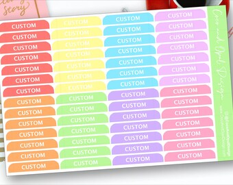 Note Page Header Sticker Set Bullet Journal, Planners, Erin Condren - Etsy