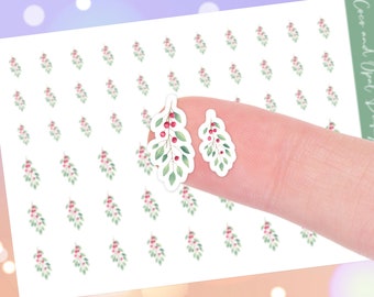 Mistletoe Stickers - Etsy