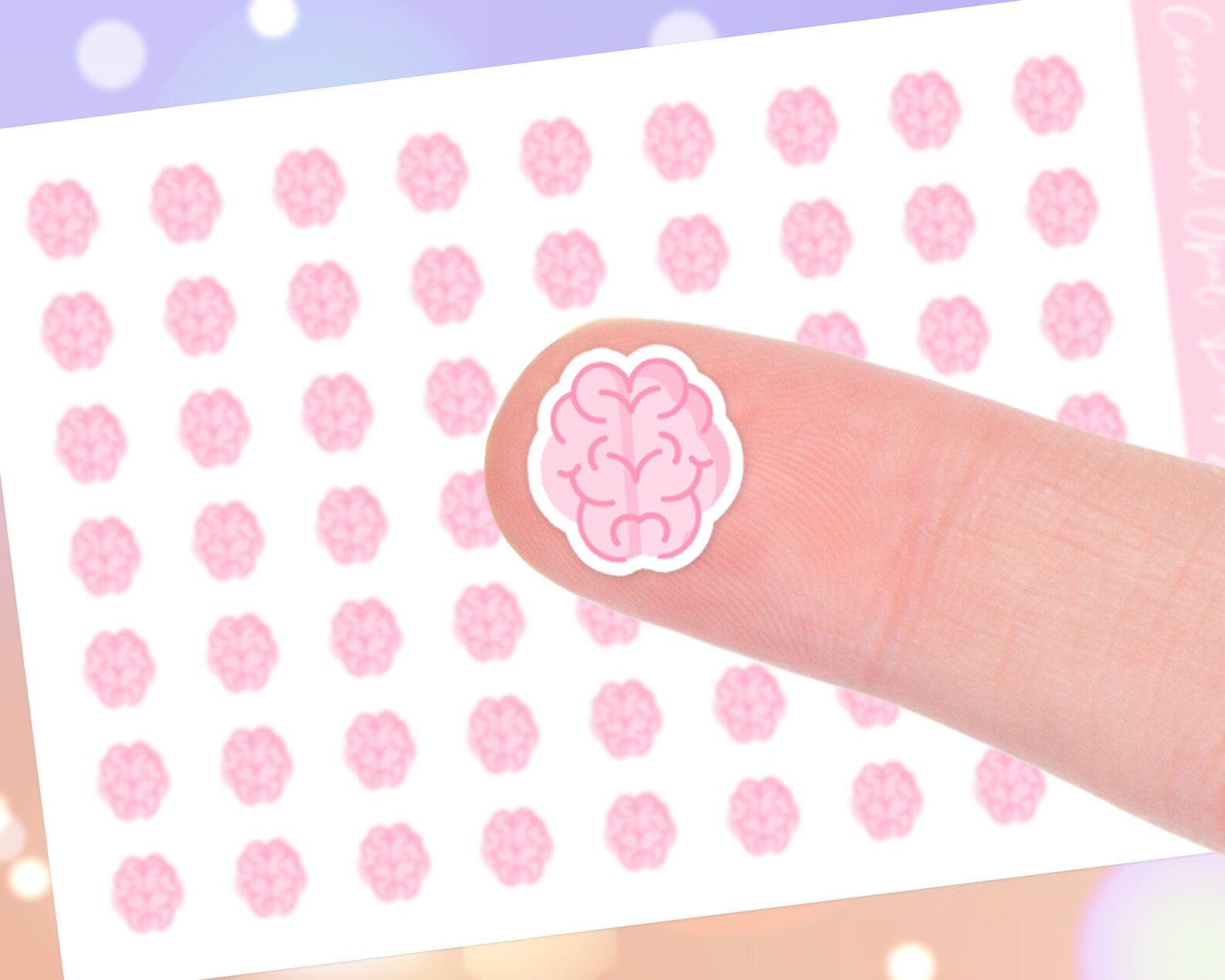 Brain Stickers for Bullet Journal and Planners - Etsy