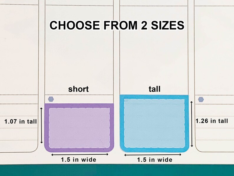 Planner Sticker Botanical Floral Themed Bottom Box Stickers | Etsy