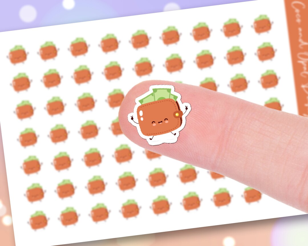 Cute Money Payday Stickers for Planner and Bullet Journal - Etsy