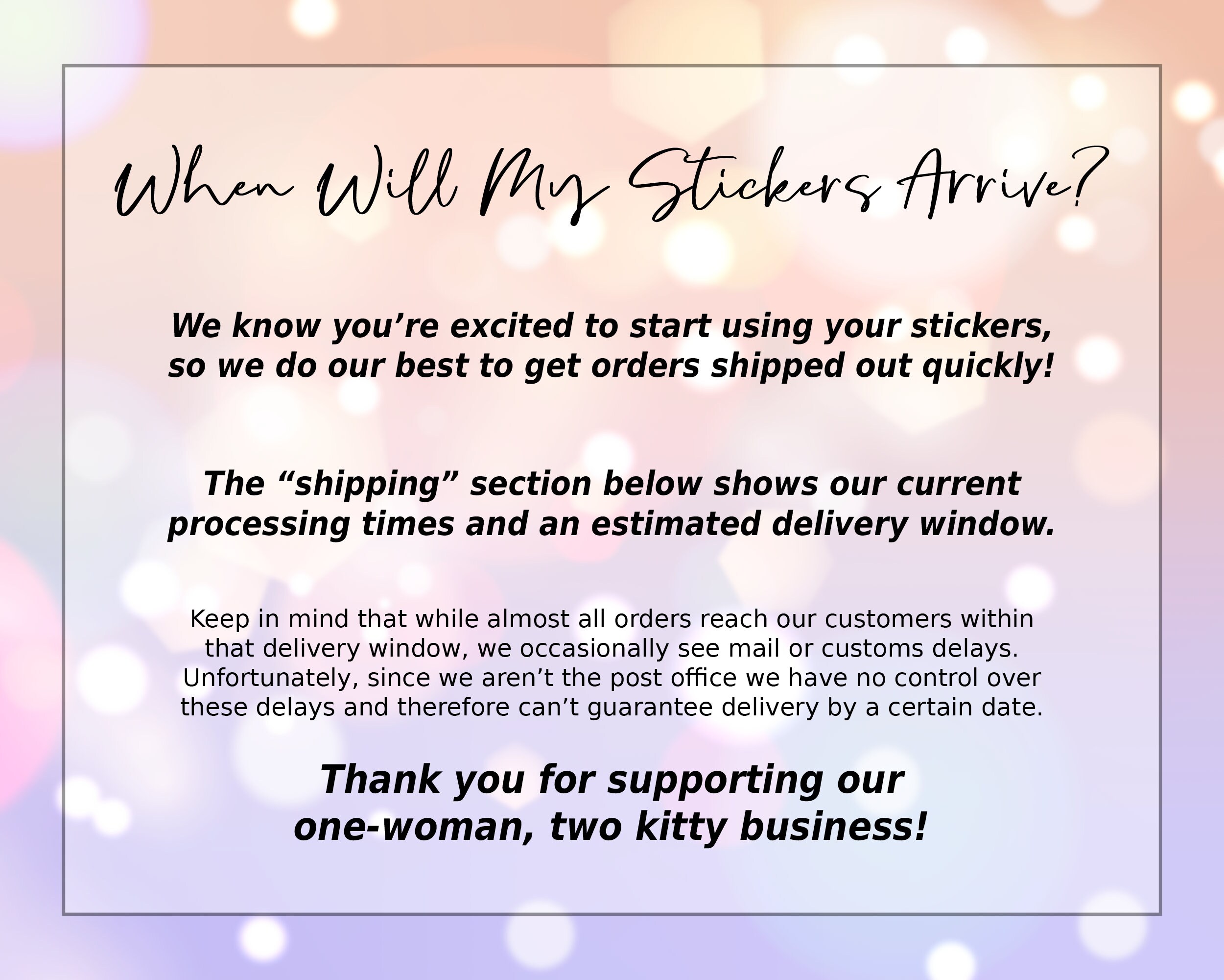 Pastel Rainbow Happy Mail Script Planner Stickers - Etsy