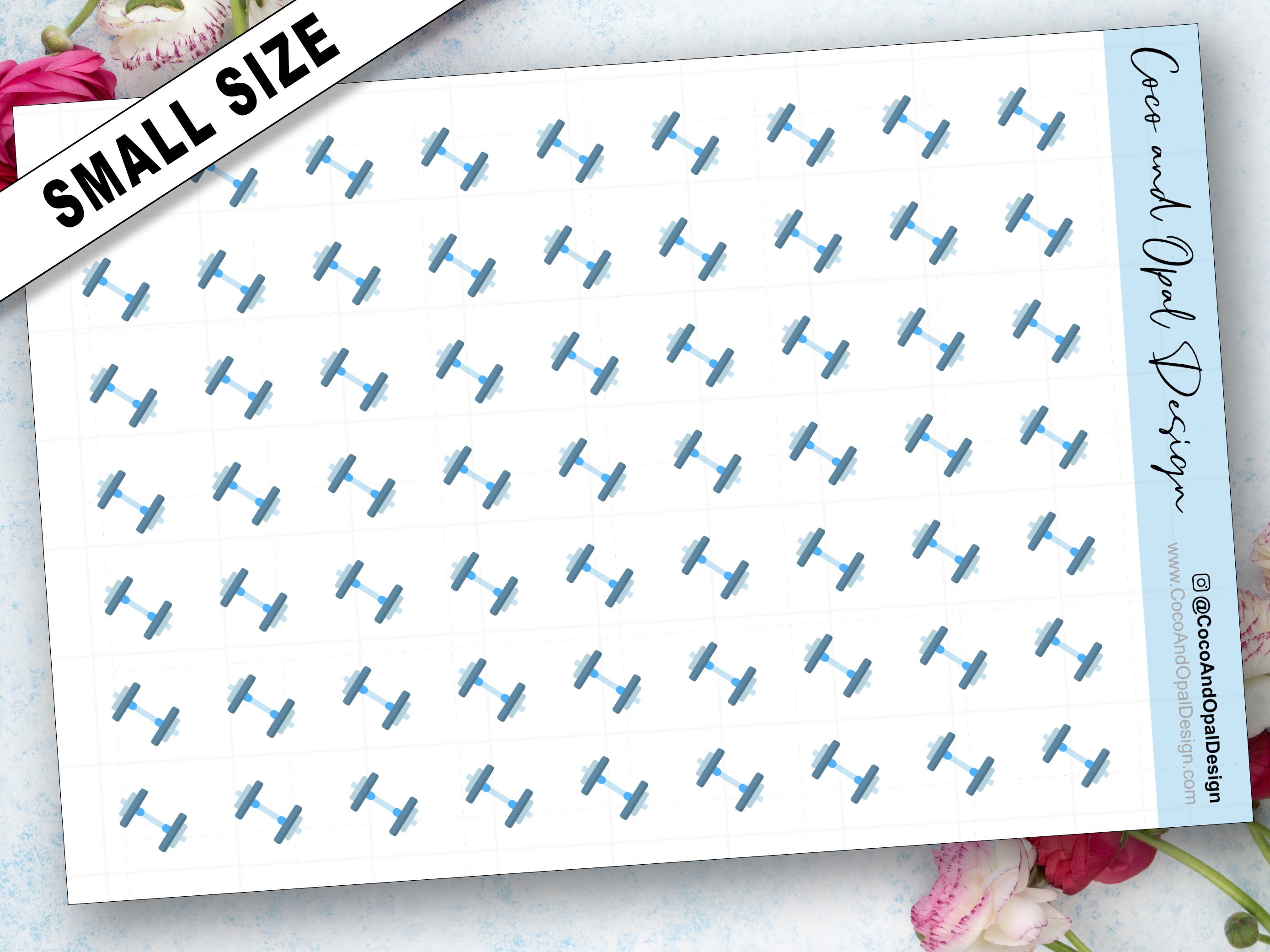 Cute Functional Stickers for Fitness and Workout - Etsy