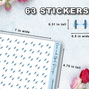Cute Functional Stickers for Fitness and Workout - Etsy