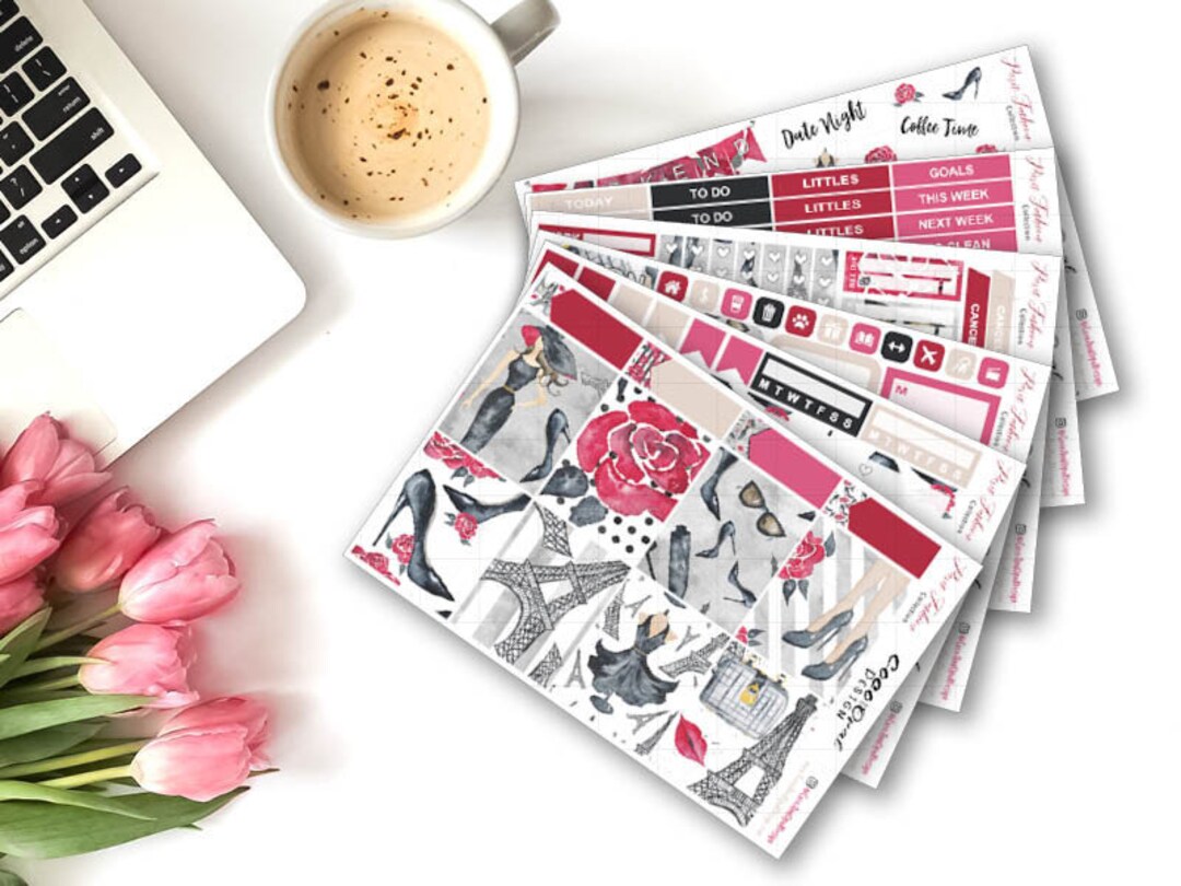 Paris Planner Stickers Erin Condren Planner Stickers Paris - Etsy