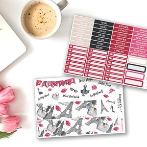 Paris Planner Stickers Erin Condren Planner Stickers Paris - Etsy