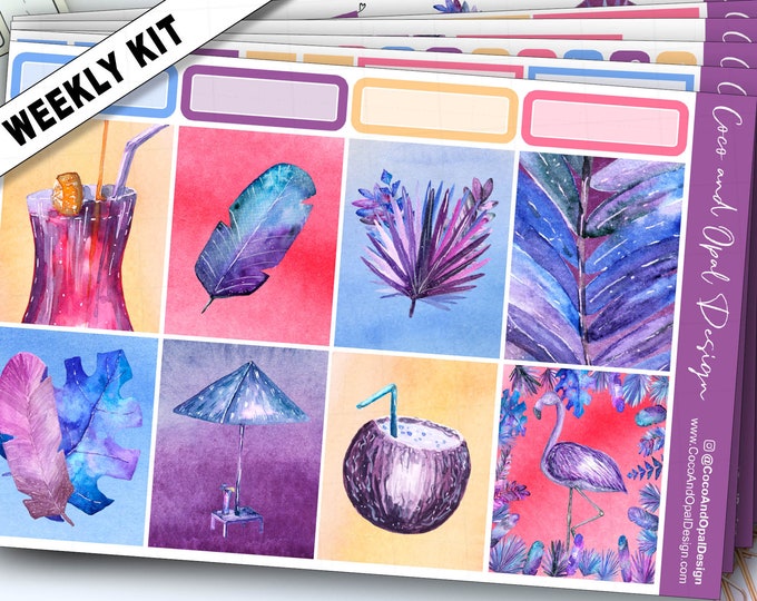 Locks and Keys Mini Sticker Kit for Erin Condren Vertical - Etsy
