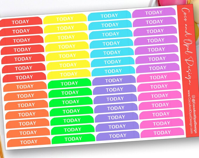 Customer Planner Sticker Rounded Headers for New Erin Condren - Etsy