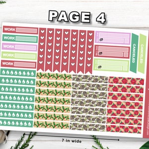 CLASSIC CHRISTMAS Planner Stickers for the Erin Condren Planner Winter ...