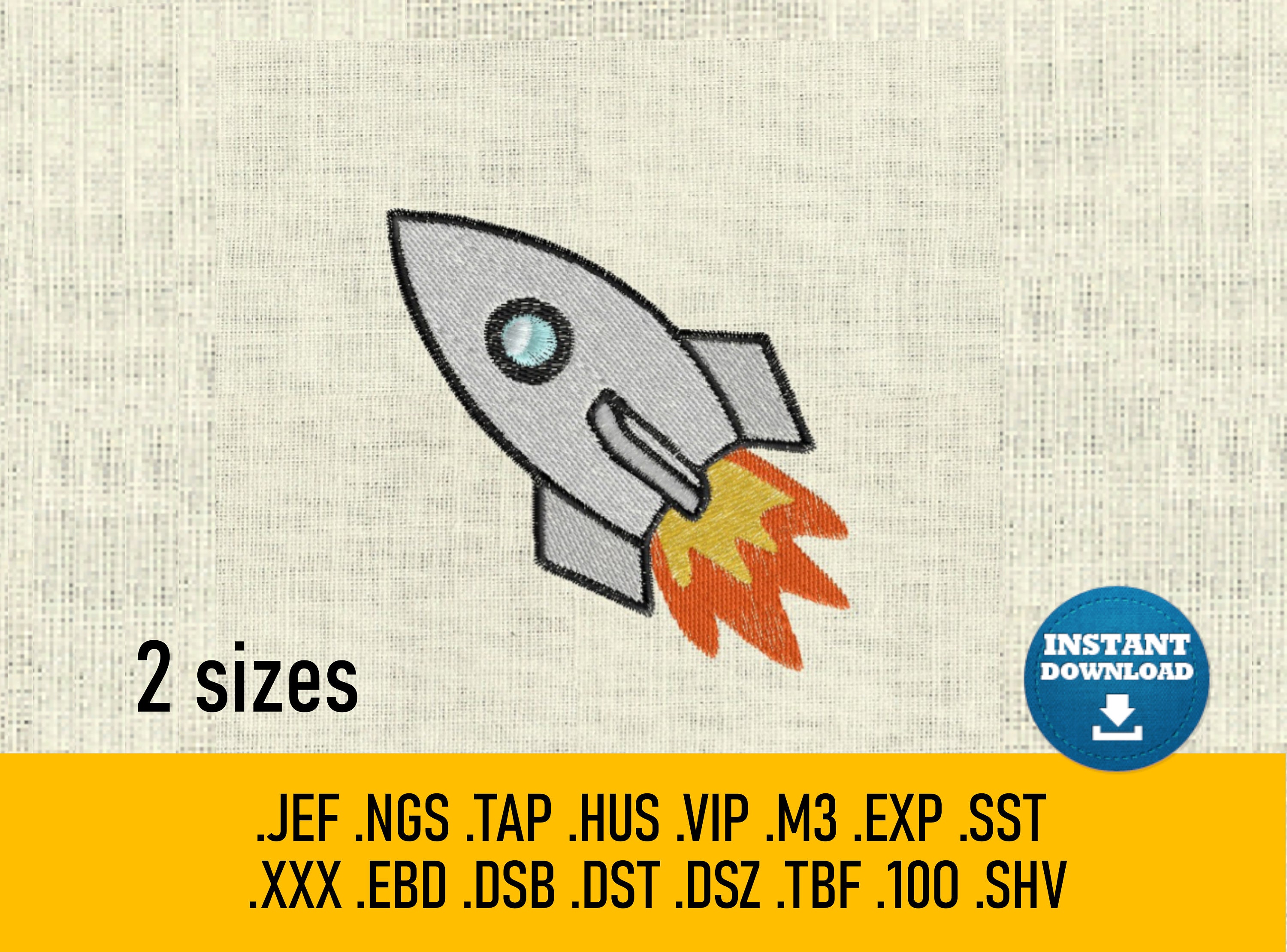 Art & Collectibles SVG file included Instant Download: Space Rocket ...