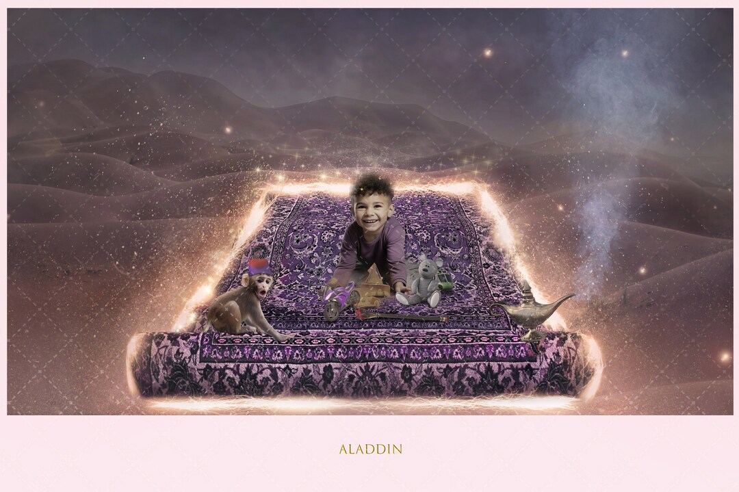 Aladdin Backdrop, Backdrop, Digital Image, Digital Background, Magic ...
