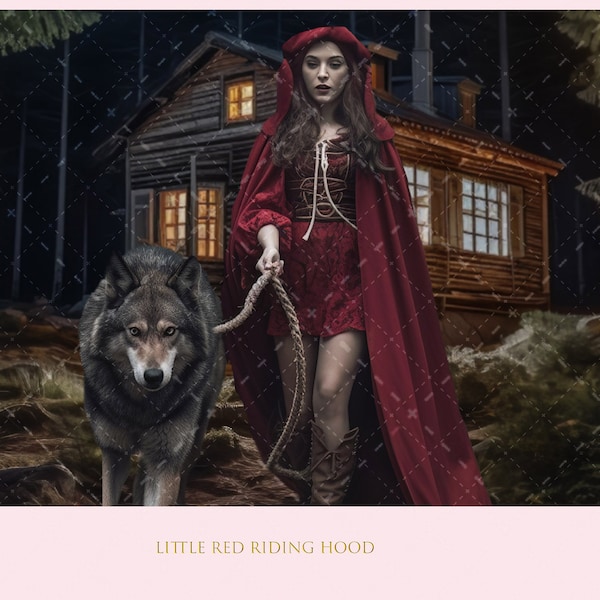 Little Red Riding Hood Backdrop - Etsy Canada