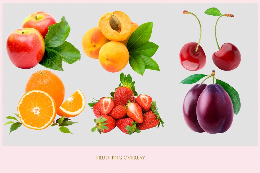 Fruit Overlay, Fruit PNG, Composite Image, Digital Image, Digital ...