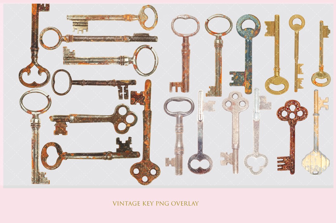 Stock, Digital Download, Keys, Key PNG, Digital Image, Vintage Key ...