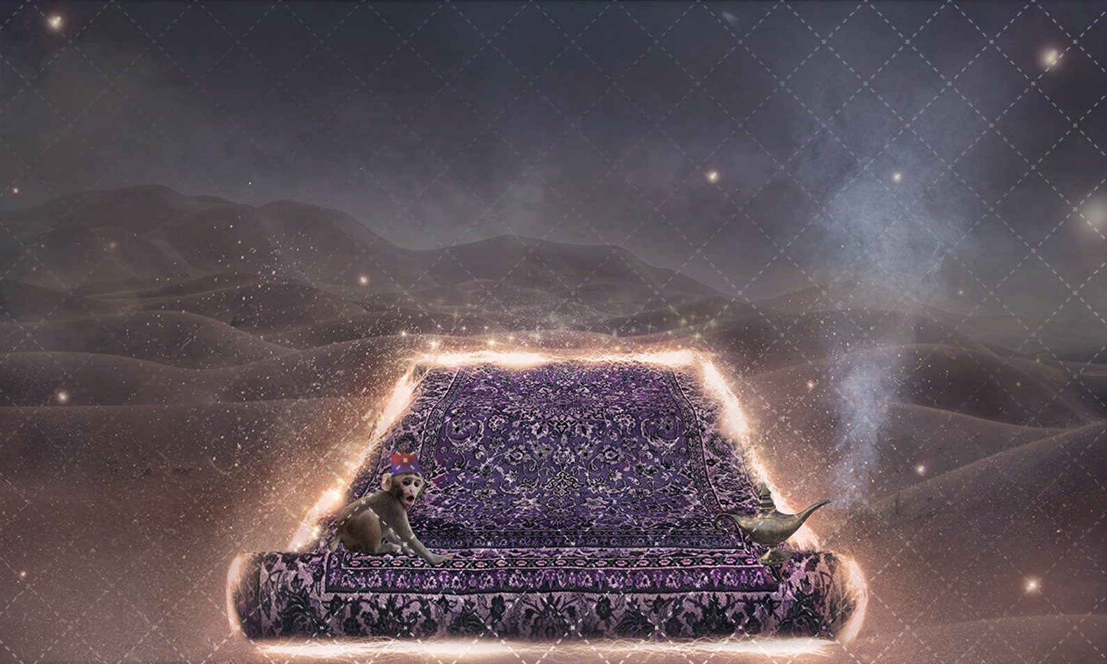 Aladdin Backdrop, Backdrop, Digital Image, Digital Background, Magic ...
