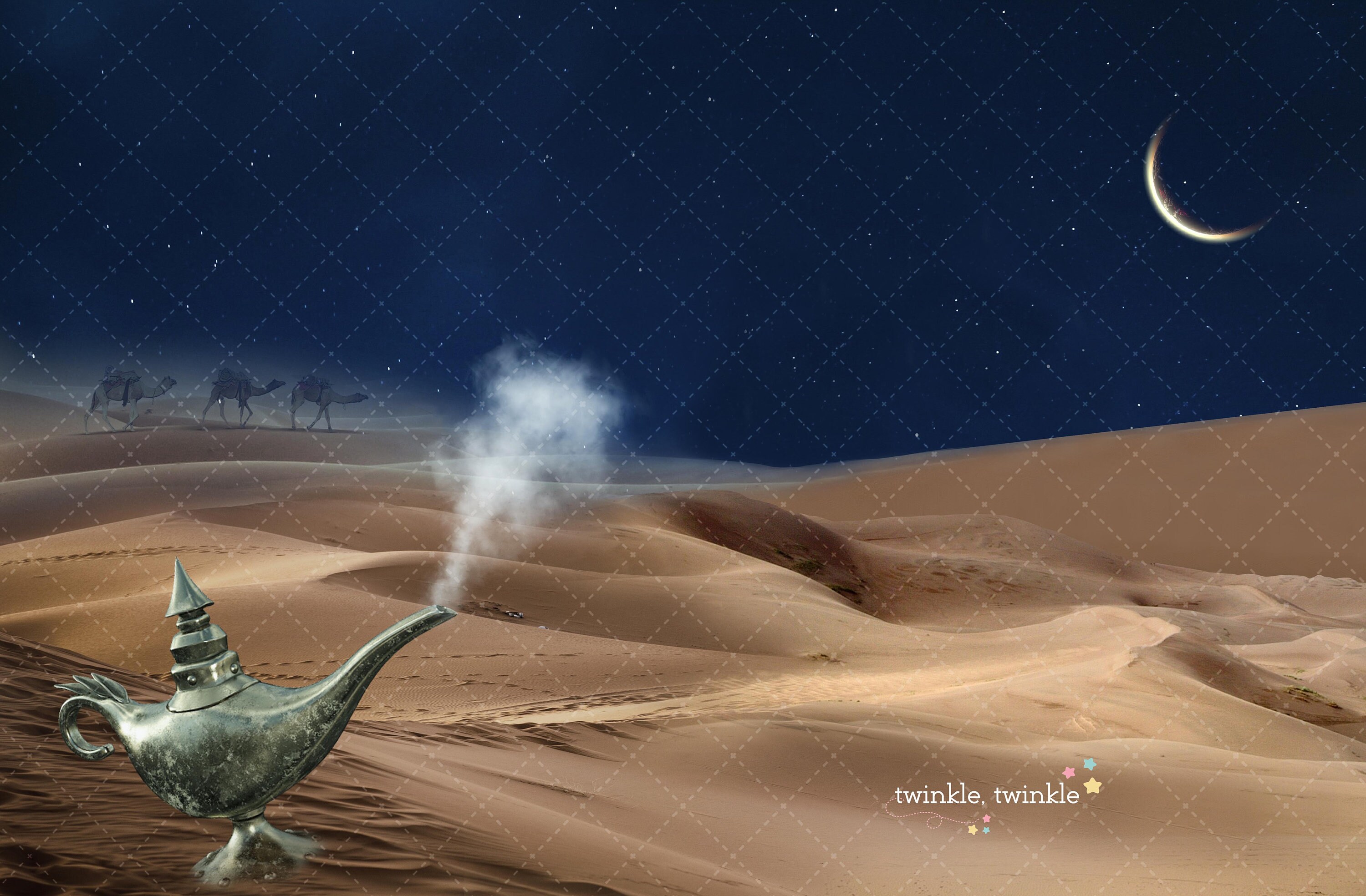 Aladdin Backdrop X3, Aladdin Digital Image, Photo Shop Image, Digital ...