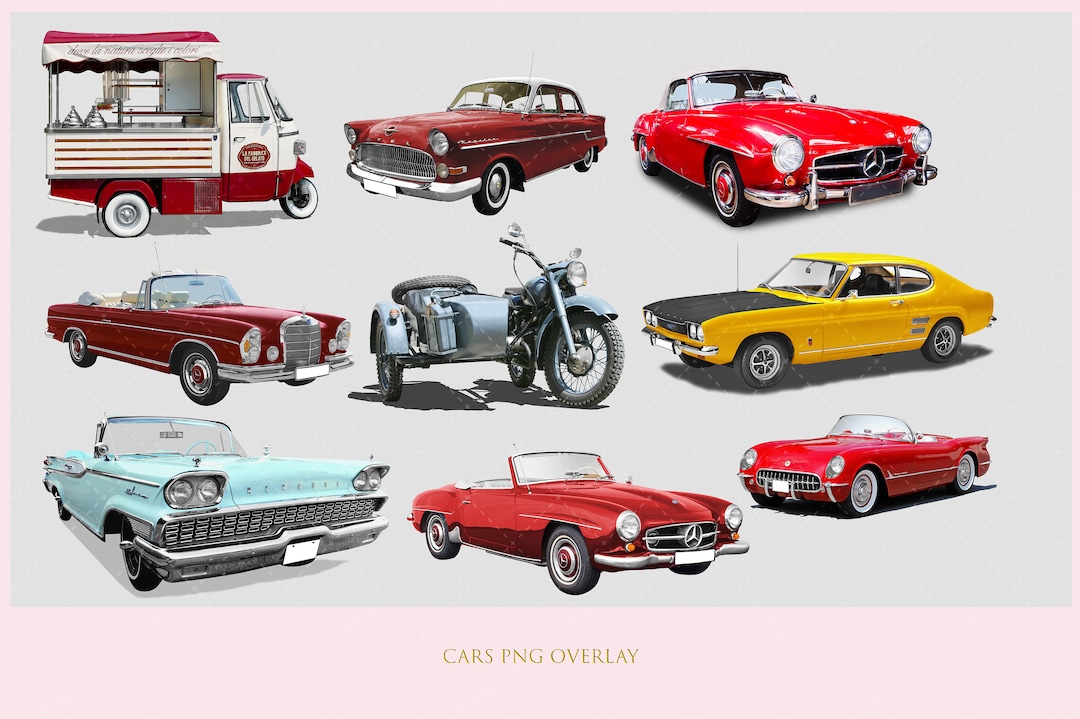 Car Overlay, Car Stock, Car PNG, PNG, Overlay, Digital Download ...